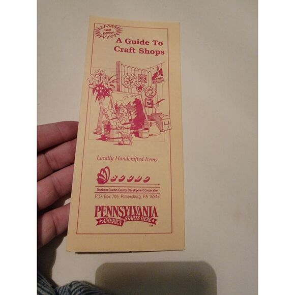 Art | Vintage Brochure Travel Pamphlet Booklet Handout Vtg Rimersburg ...